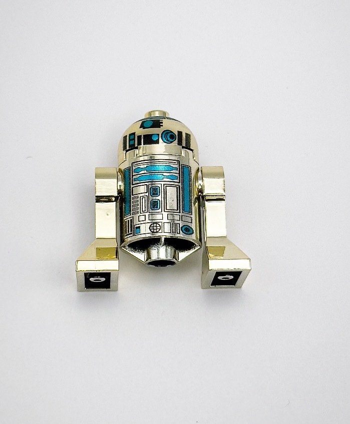 Lego - Star Wars - Chrome Gold Plated Astromech R2-D2 Droid Mini Figure ...