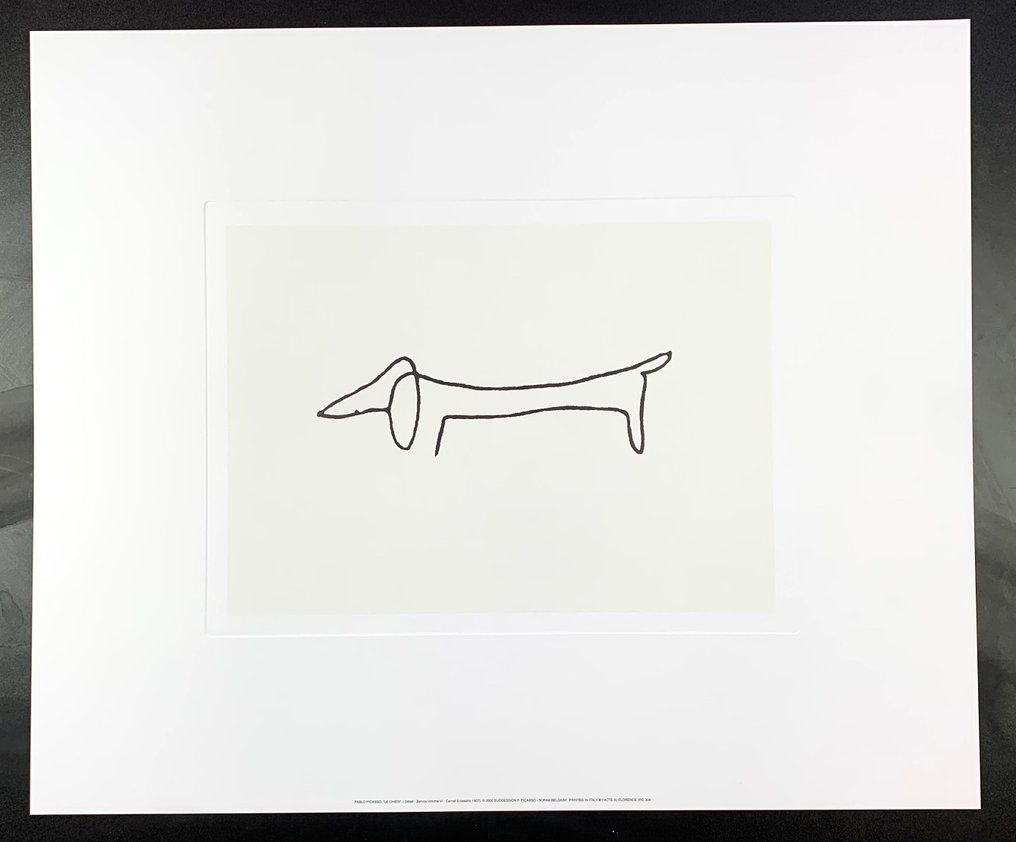 Pablo Picasso (1881-1973), after - Hund Dog Le Chien - Siebdruck ...