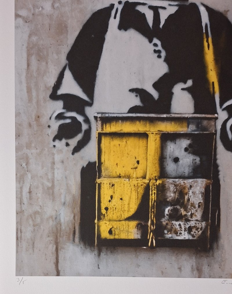 Emma Wildfang - Lego man - LOVE - "Icons as Still Life" - series BANKSY - 2020+ - auction online ...