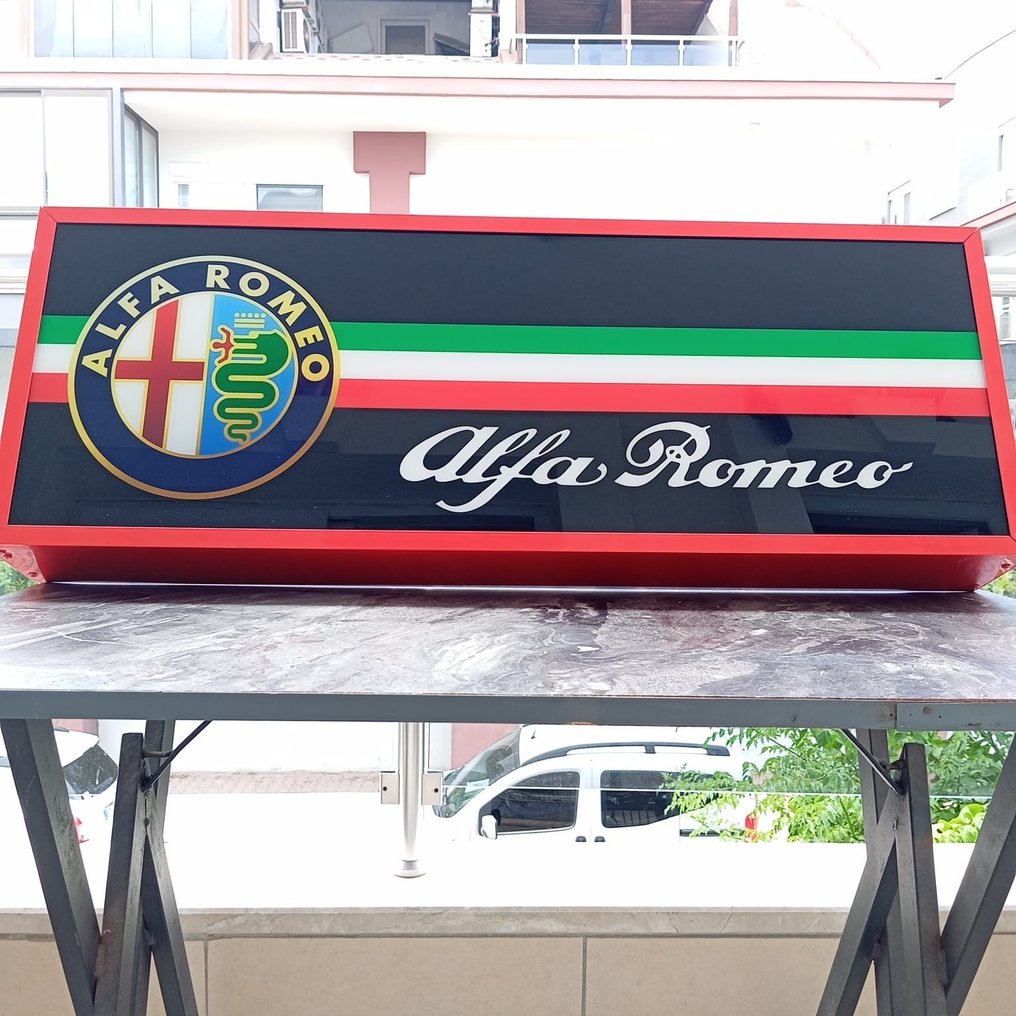 Solea Collection - Large Size - Illuminated Alfa Romeo Dealer sign ...