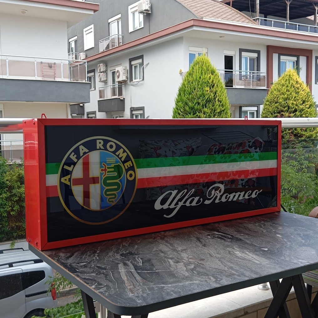 Solea Collection - Large Size - Illuminated Alfa Romeo Dealer sign ...