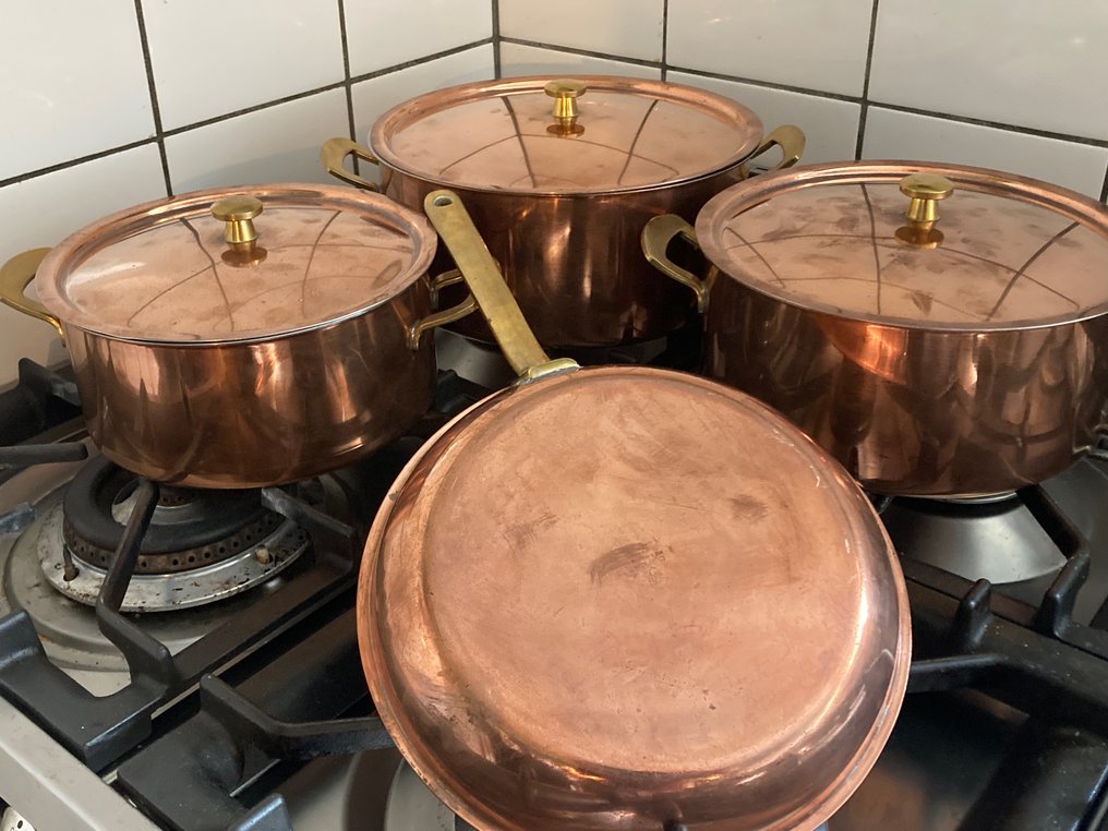 Spring Culinox - Poêle - Cuivre, acier inoxydable - ensemble de ...