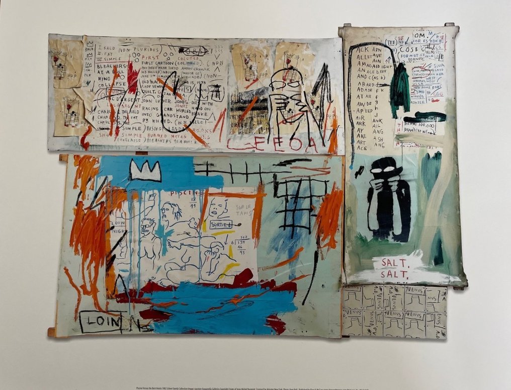 Jean-Michel Basquiat - after (1960-1988), Piscine Versus the Best Hotels 1982… copyright Estate ...