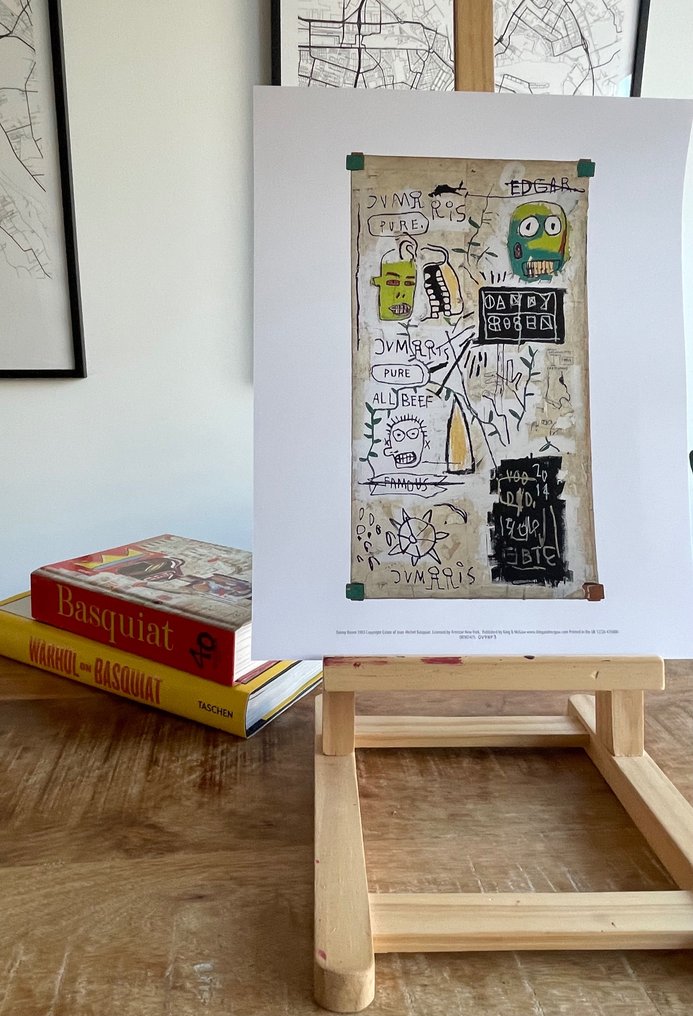 Jean-Michel Basquiat - after, (1960-1988), Danny Rosen,1983. copyright Estate of Jean- Michel ...