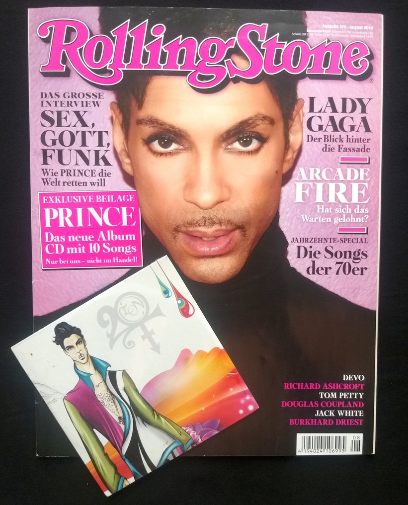 Prince - 20Ten CD (only released with magazines) + German Rolling ...