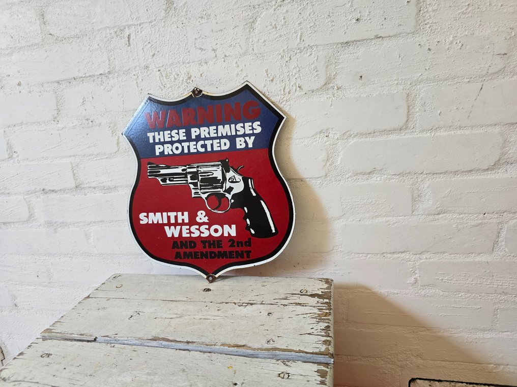 Smith and Wesson - Smith and Wesson - Sign - Billboard//Doorpost ...