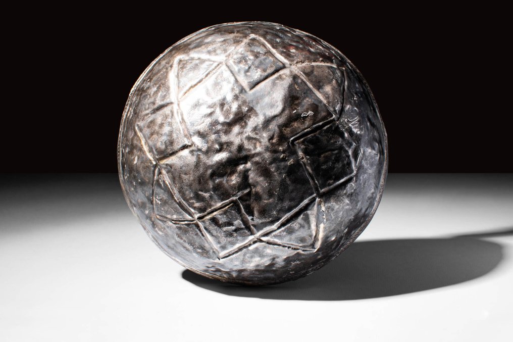 Sasanian Silver Bowl Decorated With A Geometric Star (No Reserve Price ...