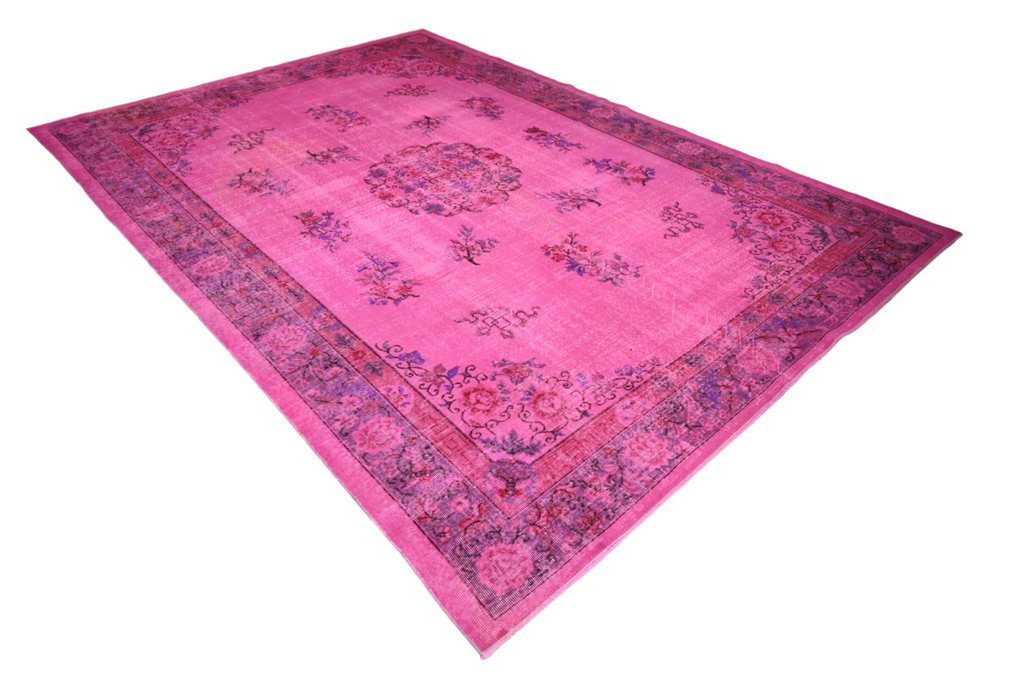 Stunning XL pink vintage - Rug - 328 cm - 230 cm - with certificate ...