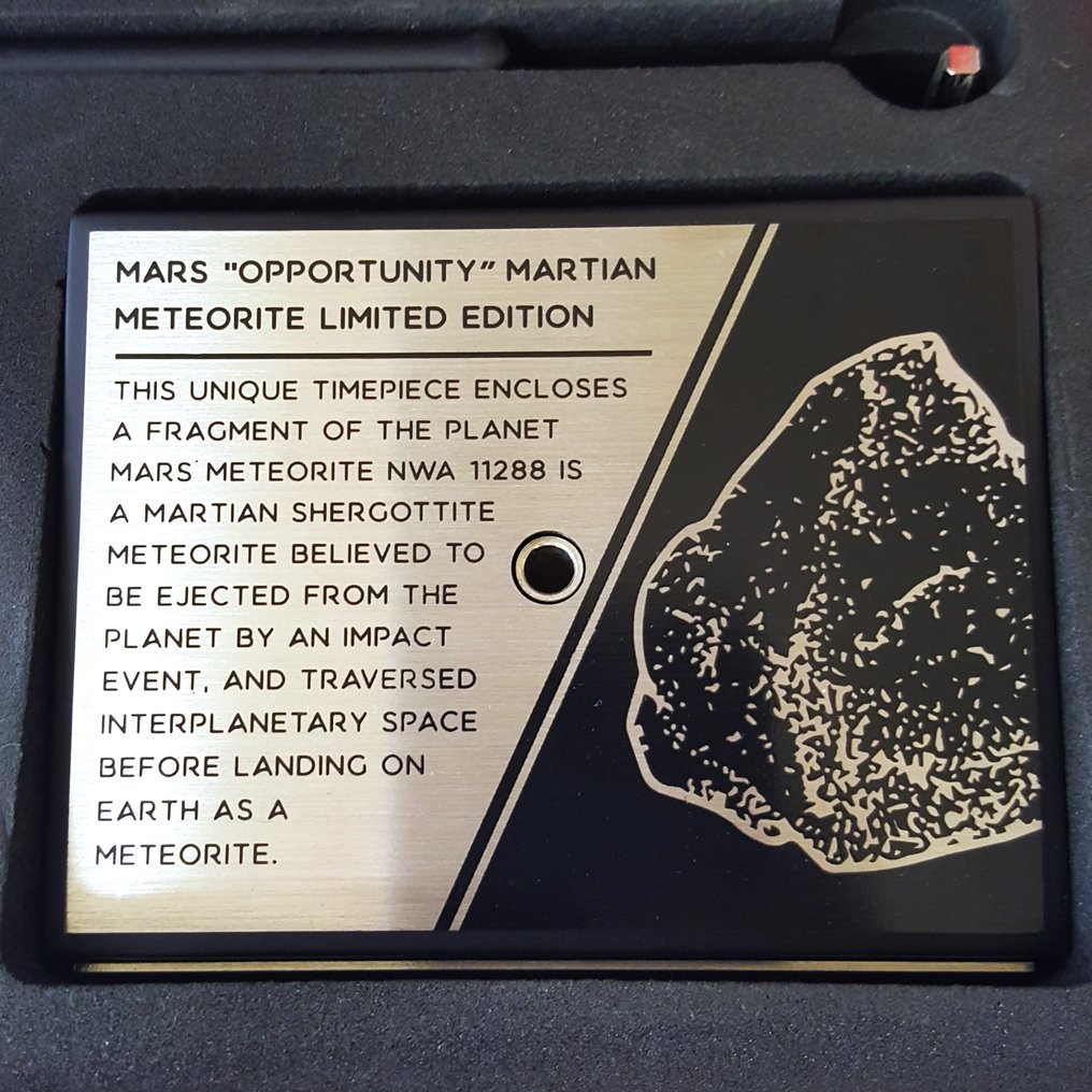nubeo - Authentic MARS Meteorite - Limited Edition - Automatic - Golden ...