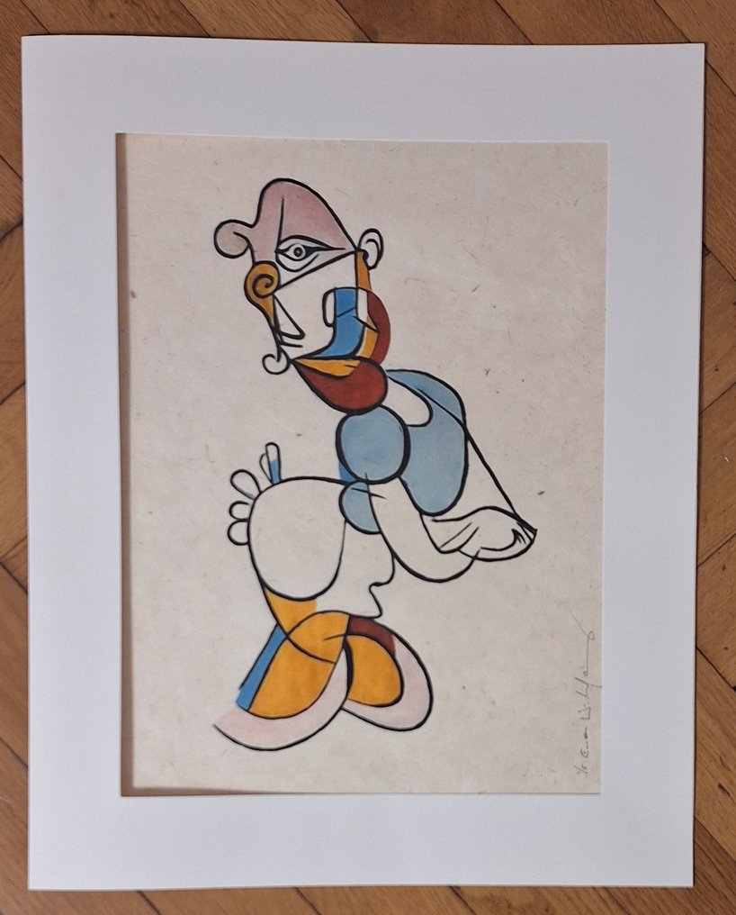 Emma Wildfang - Triptychon - Daisy Duck - "Tribute series - Icons Reimagined "Pablo Picasso ...