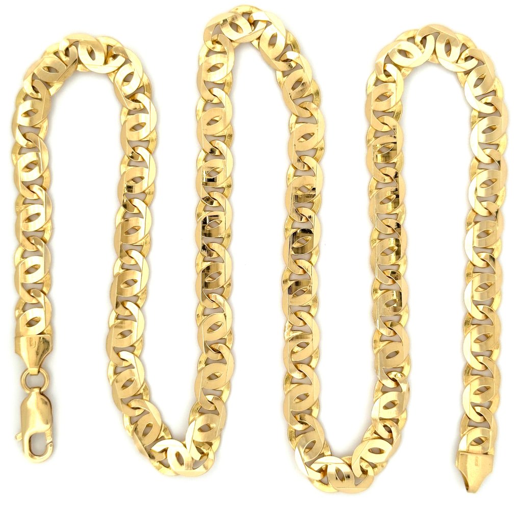 Raika - Necklace - Catena piena - 65.2 g - 60 cm - 18 kt. Yellow gold - auction online Catawiki