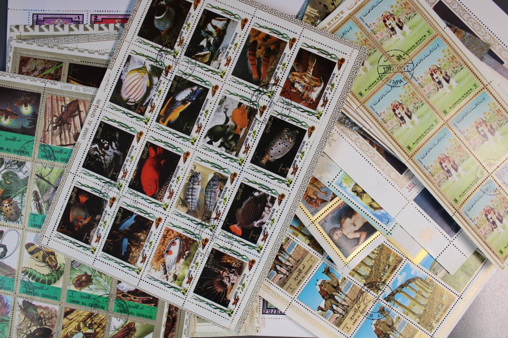 All the world - All World - over 630 blocks stamped with Deluxe blocks in complete sets with ...