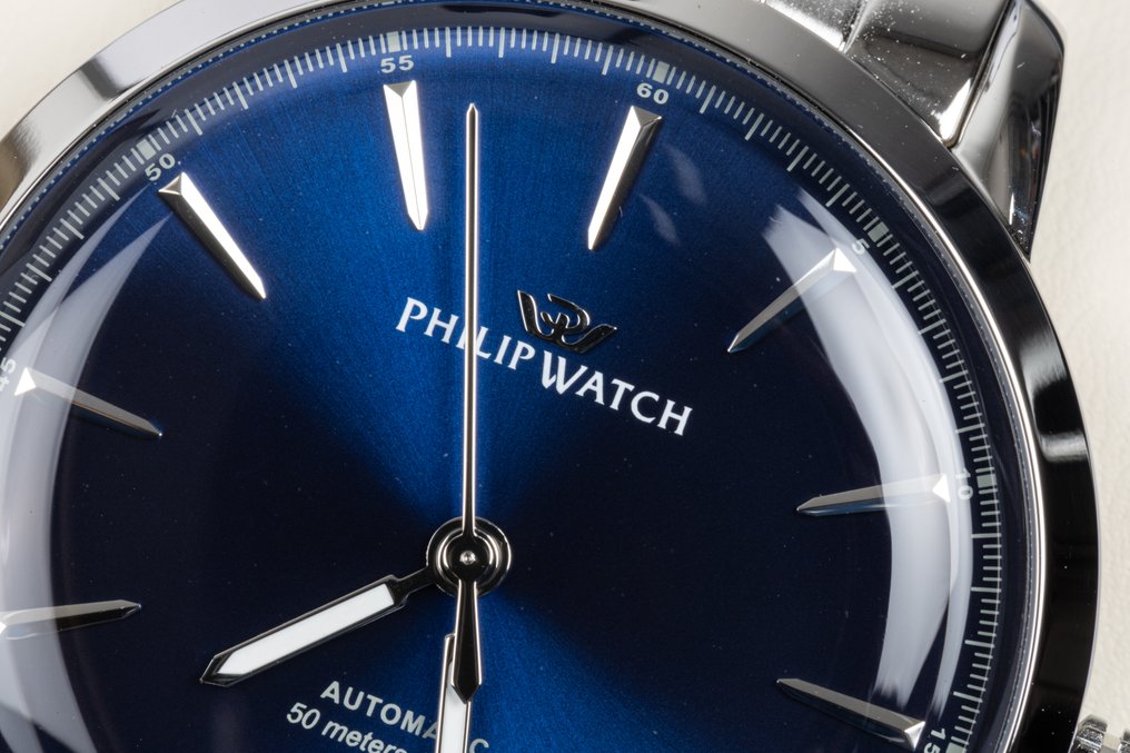 Philip Watch - Sunray - Automatic - Double Curved Crystal Glass - Swiss ...