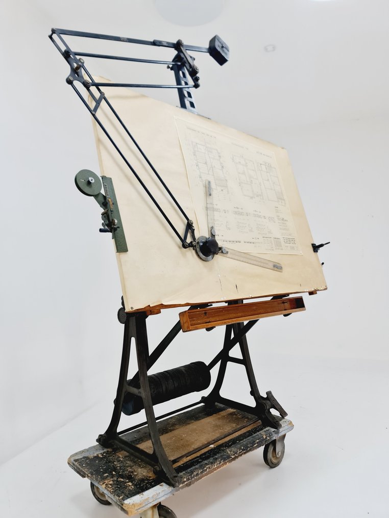 ISIS - Franz Kuhlmann - Drawing table - Metal, Wood - An architect’s ...