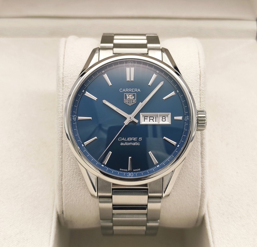 TAG Heuer - Carrera Calibre 5 Day Date Automatic - No Reserve Price - WAR201E - Men - 2019 ...