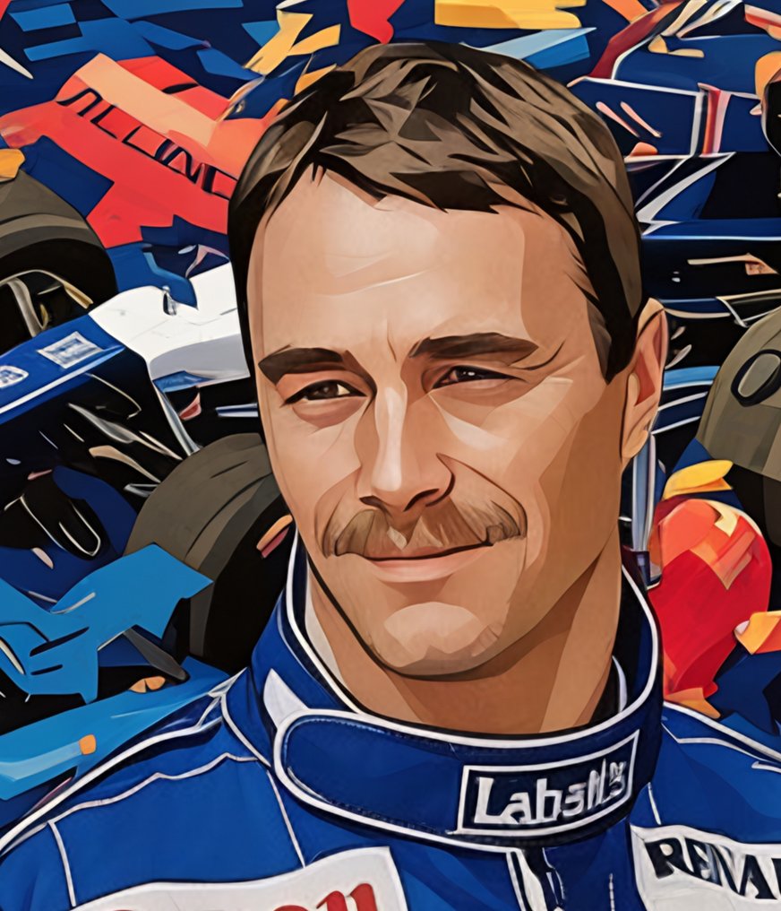 Williams - Artist Raffaele De Leo - Nigel Mansell 2024 3/30 2024 ...