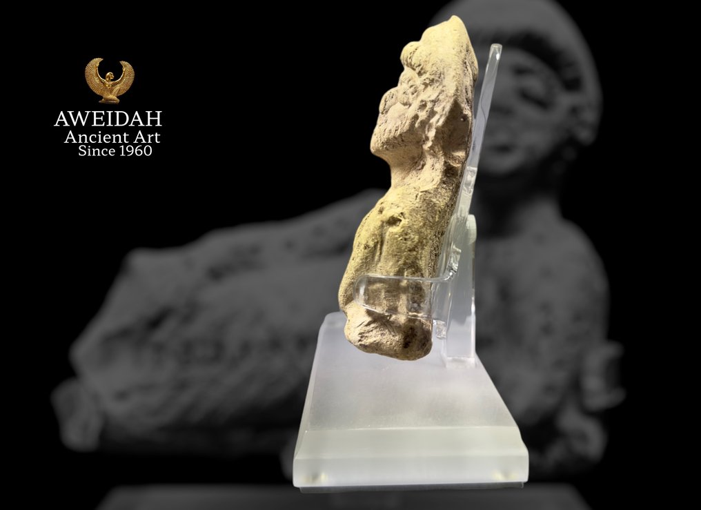 From Jerusalem, ancient Parthian Clay Figure of a Reclining Man, 2nd ...