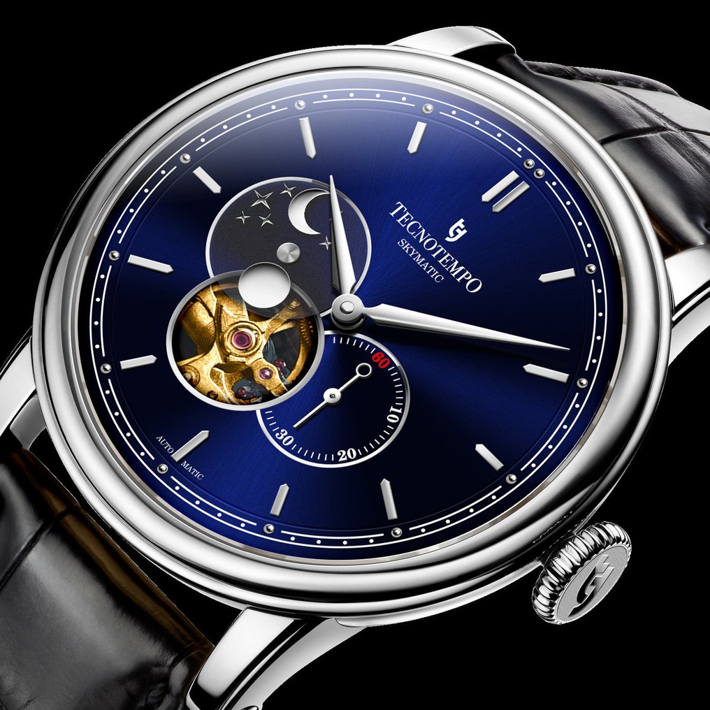 Tecnotempo - "Skymatic" - Automatic - Blue Dial - - Sans Prix de Réserve - TT.SKM.BL - Homme ...