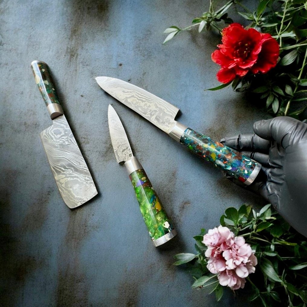 Kitchen knife - Chef's knife - Steel, Professional Old Japanese ...