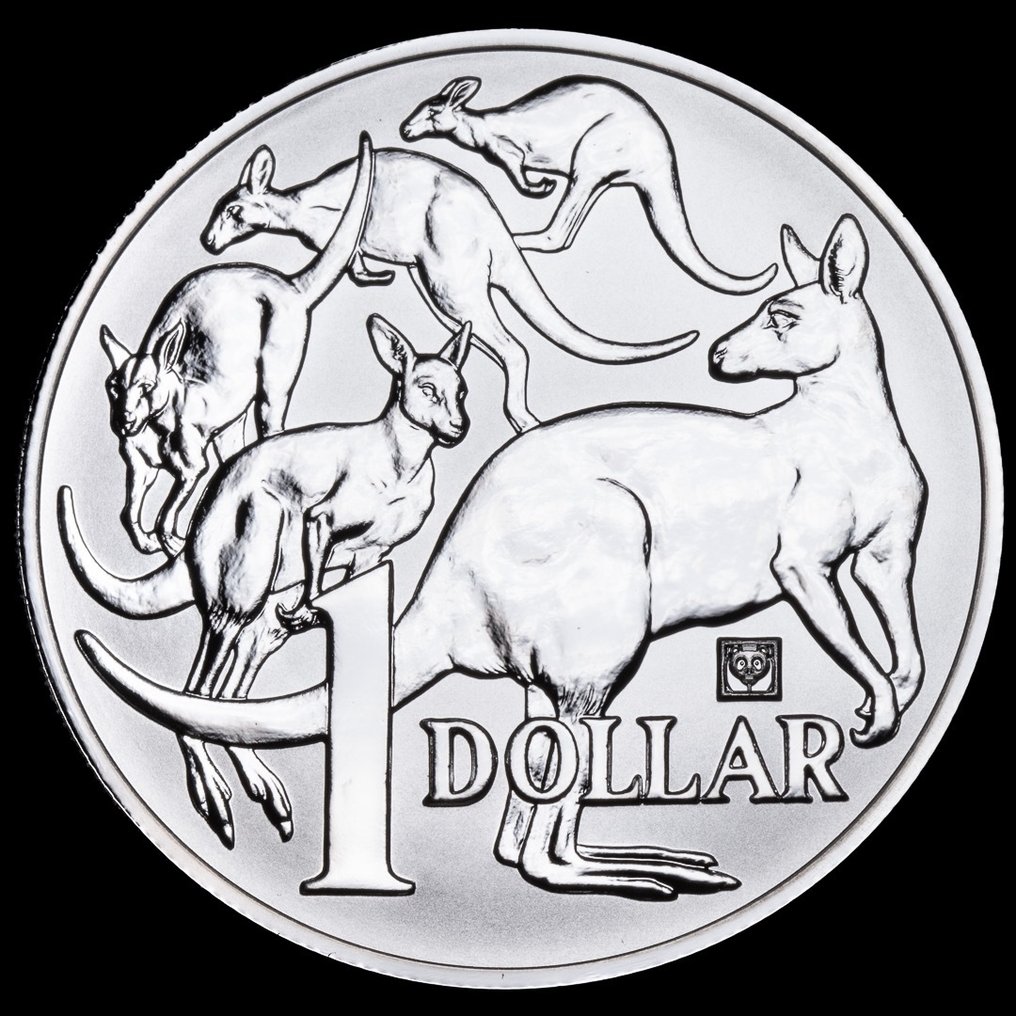 Australia. 1 Dollar 2019 Kangaroo, 1 Oz (.999) (No Reserve Price) - auction online Catawiki