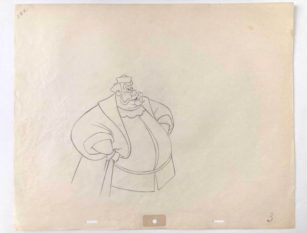 Sleeping Beauty: King Hubert Animation Drawing (1959) Door Disney ...