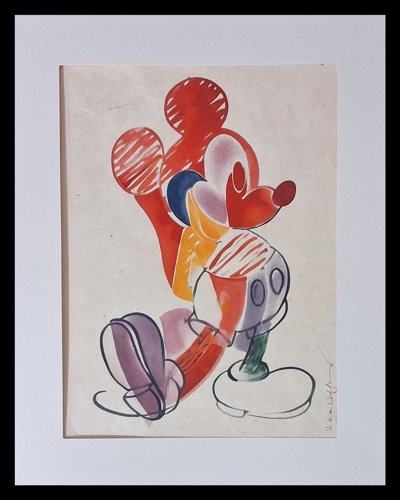 Emma Wildfang - Mickey Mouse - "Tribute series - Icons Reimagined "Henri Matisse" - Catawiki