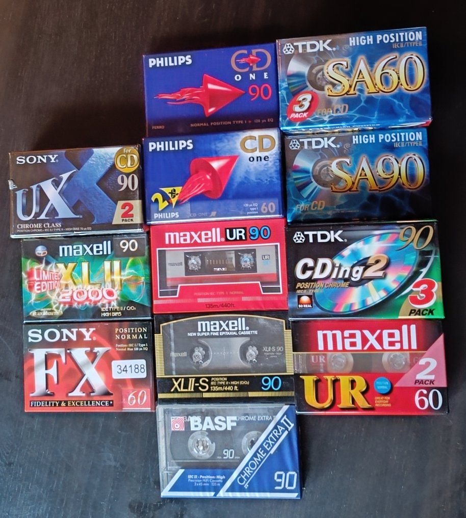 TDK, Maxell, Basf, Sony, Philips - Blank audio cassette - Multiple models - Catawiki