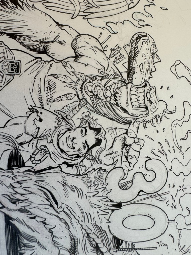 Duarte, Kyko - 1 Original drawing - 30 Ans des Éditions Soleil - 2024 ...