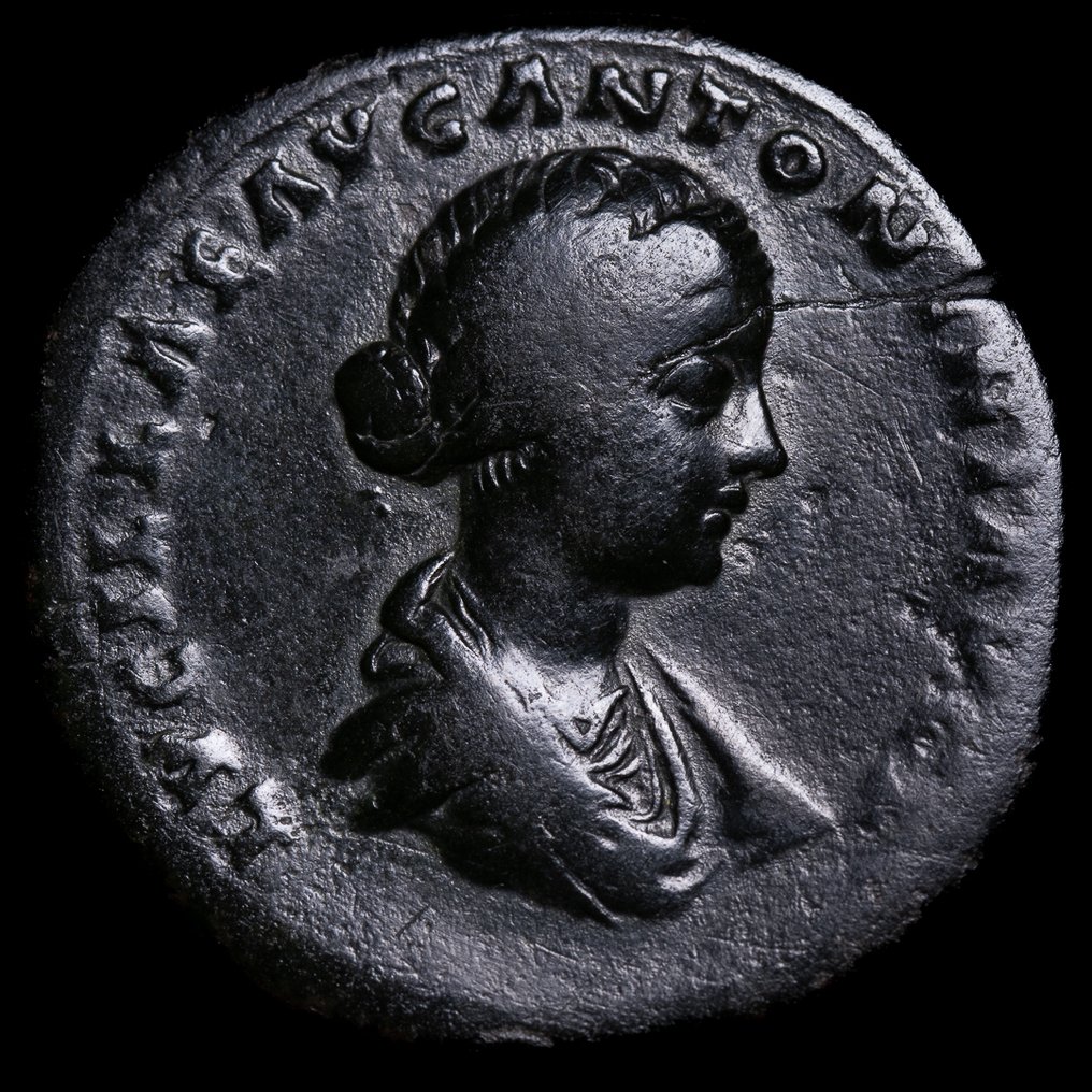Imperio romano. Lucilla (Augusta, AD 164-182/3). Sestertius Roma ...