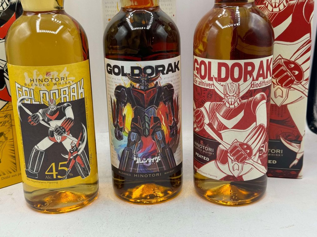 Hinotori Goldorak 2023 & 2024 Releases - 700ml - 3 bouteilles - Catawiki