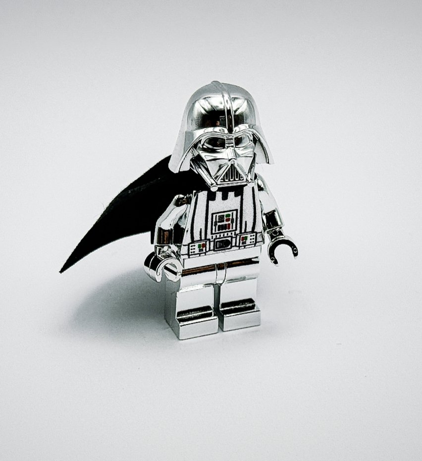 LEGO - Star Wars - Chrome Silver Plated Darth Vader Custom Item on Lego ...