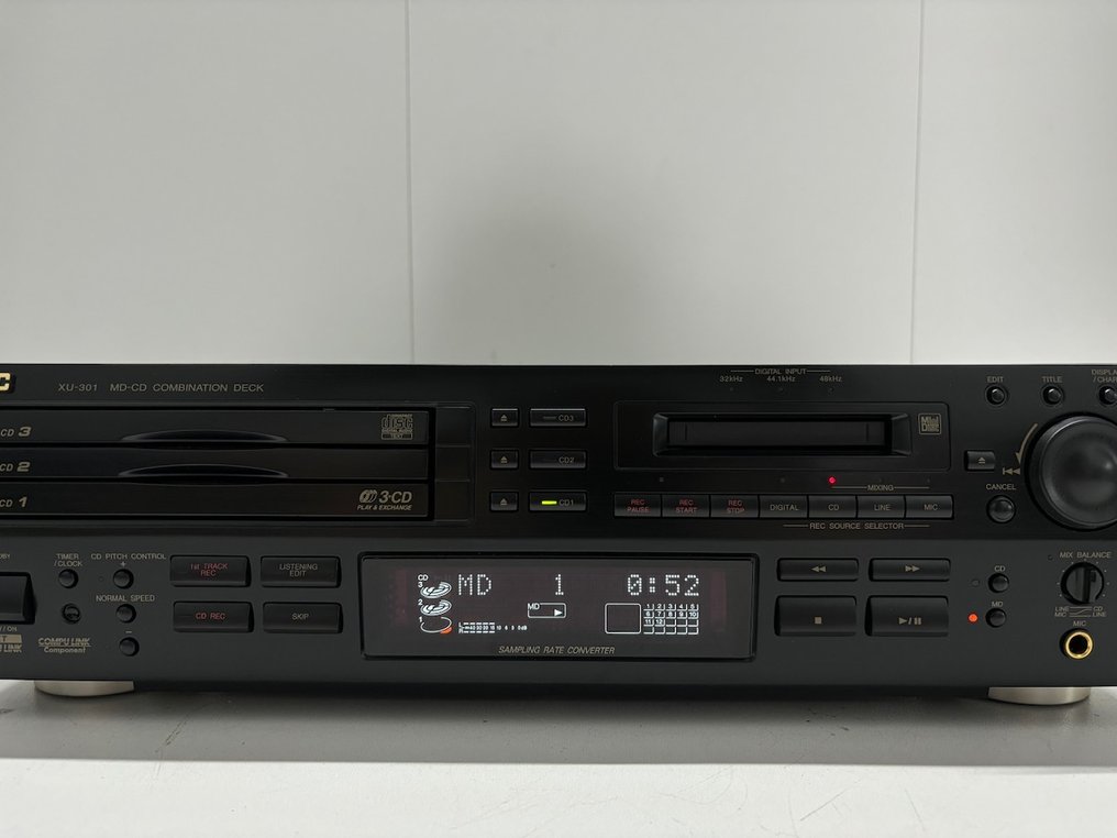 JVC - XU-301 - Multi-disc (3) CD Player / Minidisc deck - Catawiki