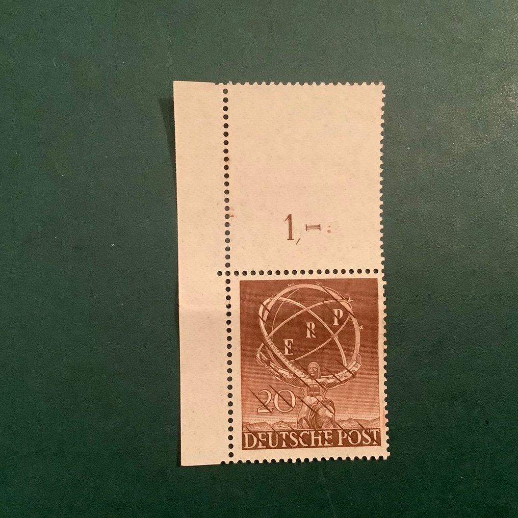 Berlin 1950 - ERP proof with photo certificate Stenzel BPP and OR ...