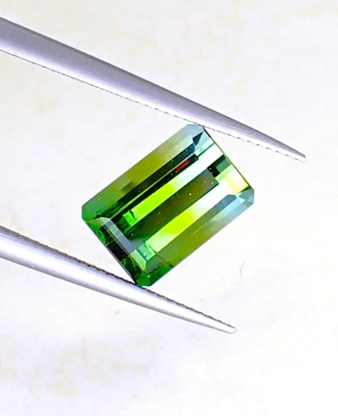 Multicolour Tourmaline - 2.21 ct - Gem Report Antwerp (GRA) - Bi-color - auction online Catawiki