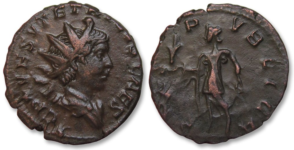 Impero romano. Tetricus II as Caesar under his father Tetricus I ...
