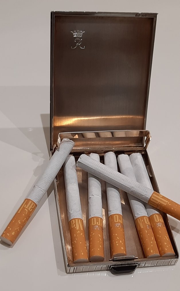 Cigarette case - .925 silver - 1st law Ducal Crown - Catawiki