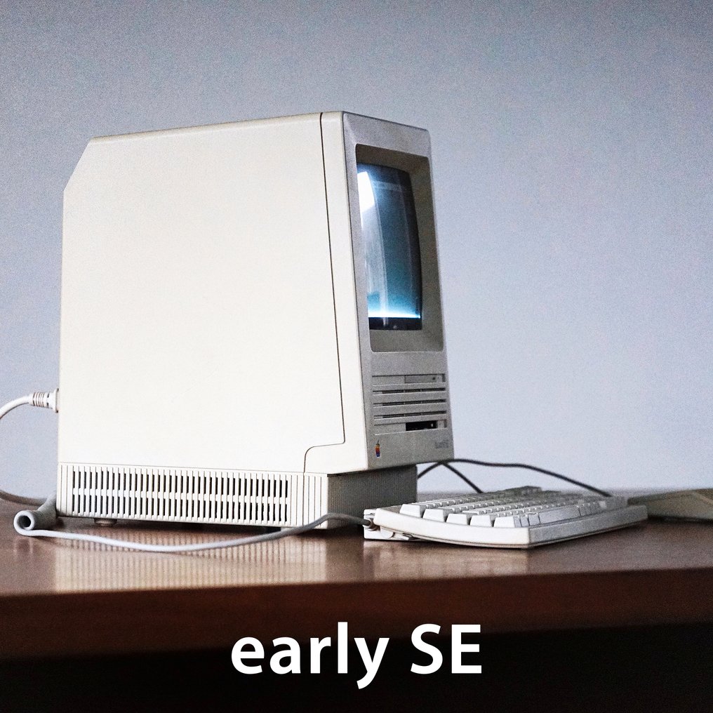 Apple RECAPPED (early) Macintosh SE bundle with BlueSCSI hard-disk [UPGRADED] - Macintosh - With ...