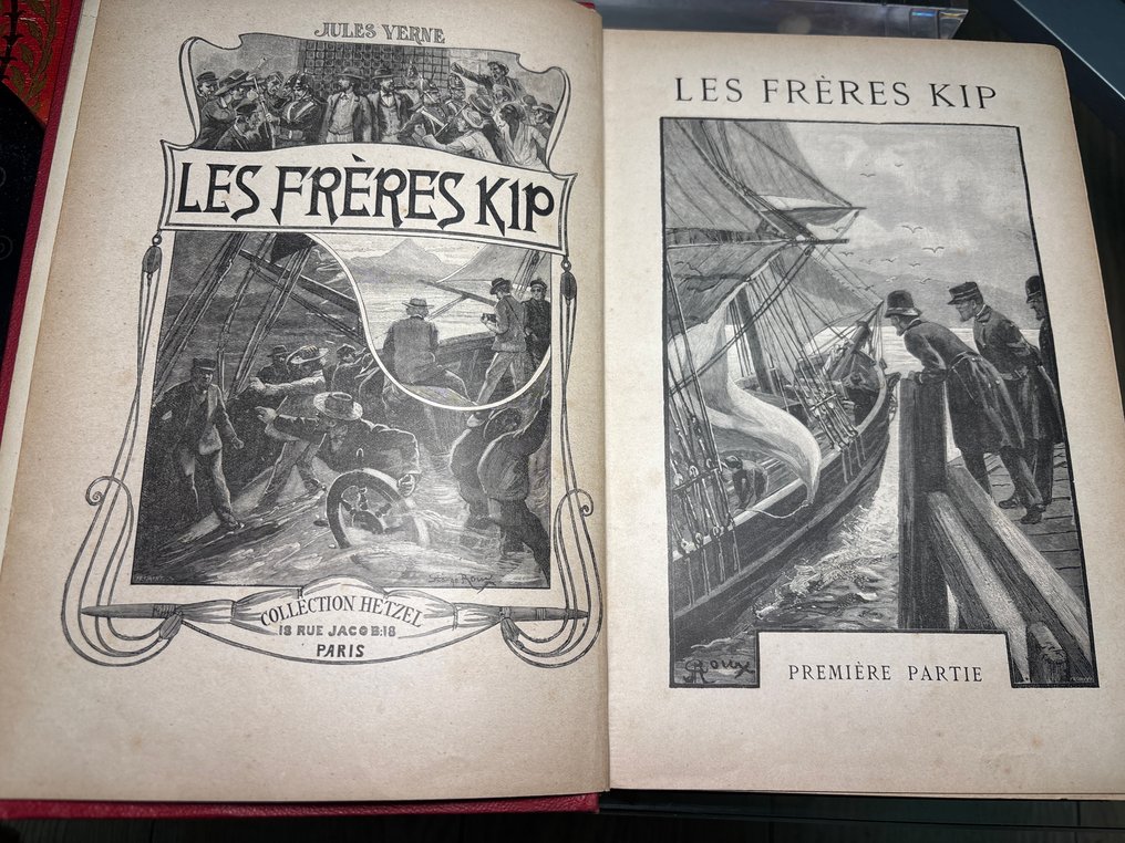 Jules Verne - Les Frères Kip - 1900 - auction online Catawiki