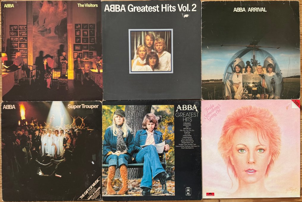 ABBA - 6 great albums from ABBA - Multiple titles - LP Albums (multiple items) - Various ...
