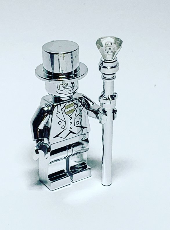 LEGO - Minifigures - Chrome Mr Gold Mr Silver Custom Item on Lego Parts ...