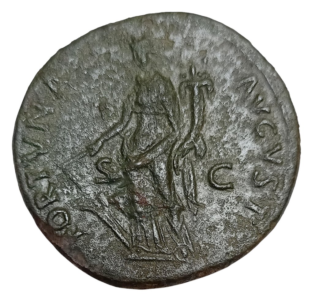 Romeinse Rijk. Nerva (96-98 n.Chr.). Sestertius Rome - Fortuna - online ...