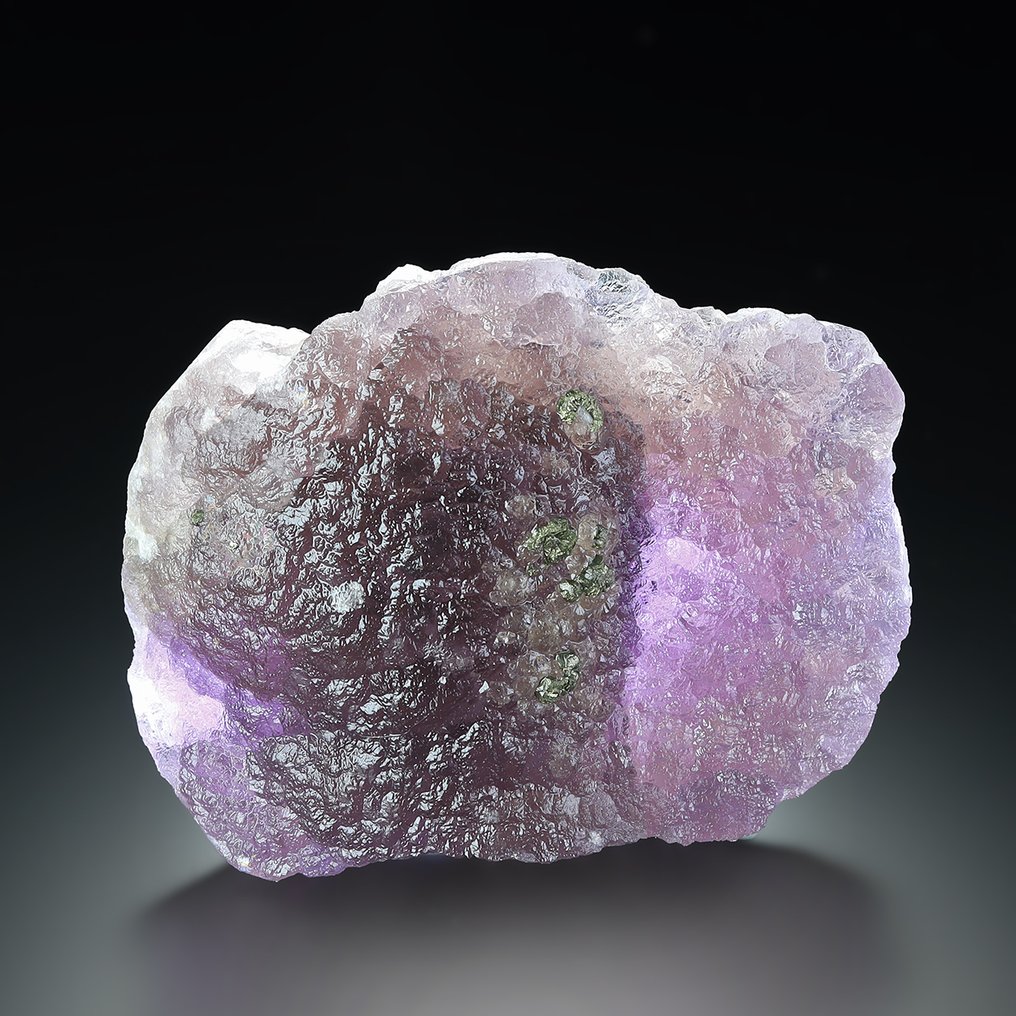 279g Amazing Botryoidal Purple FLUORITE & PYRITE Crystal Cluster ...