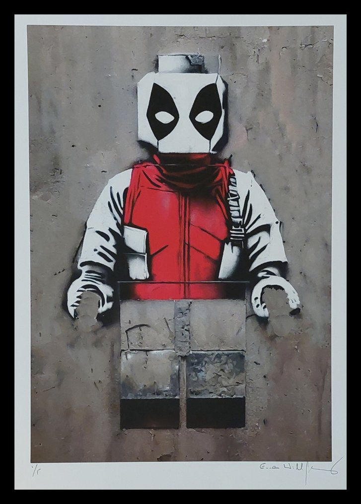 Emma Wildfang - Deadpool - „Icons as Still Life – Series BANKSY“ - 2020+ - auction online Catawiki