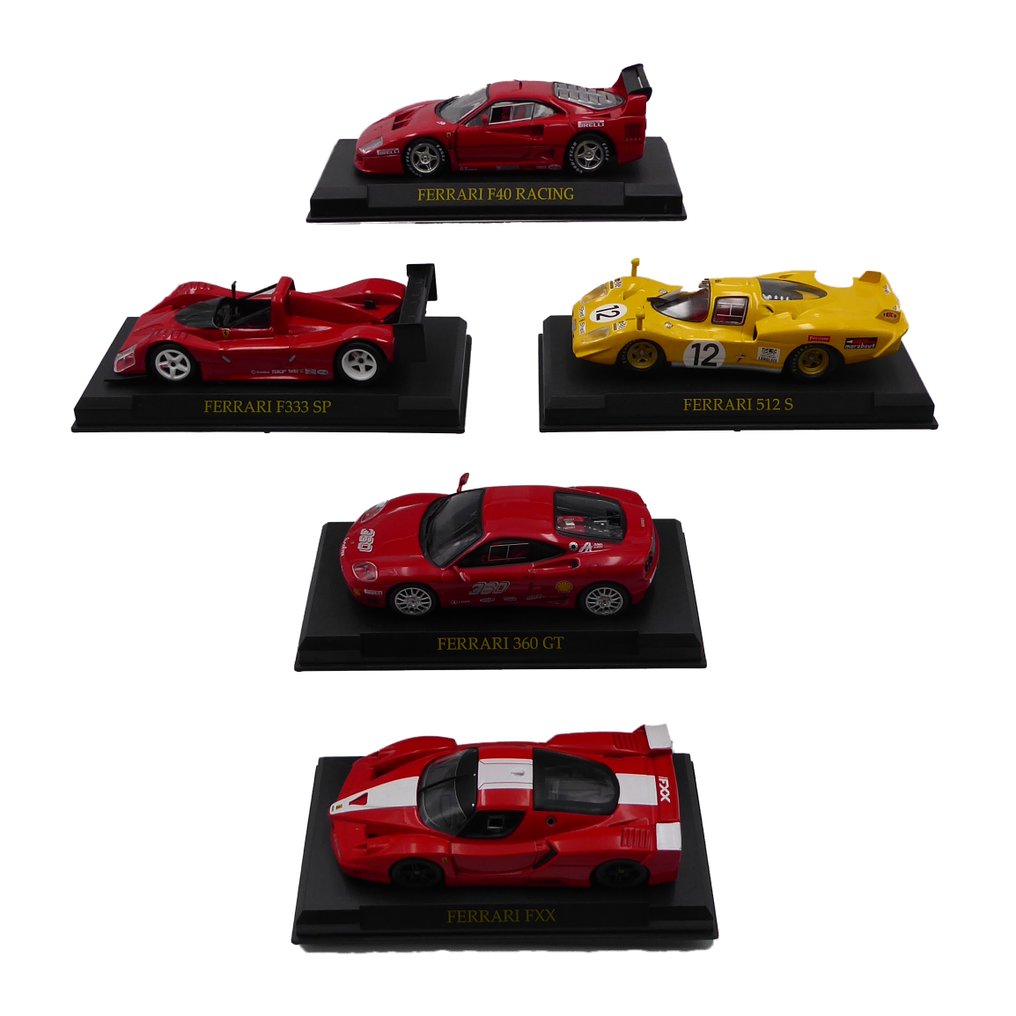 Ferrari 1:43 - Model sports car (5) - Collezione di Ferrari Racing ...