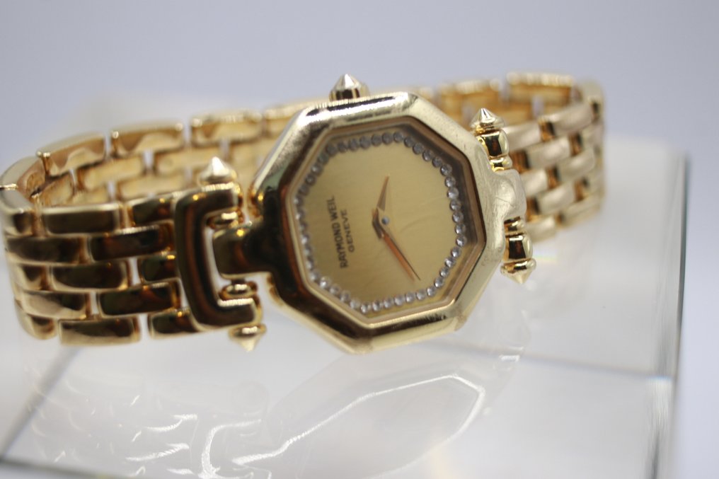 Raymond Weil - Diamond Effect 18k Gold Electro Plated Watch - No ...