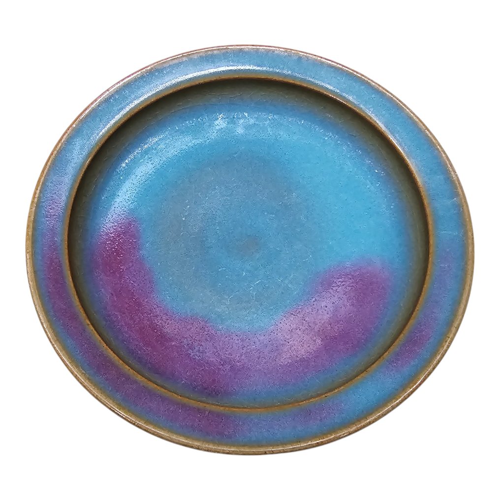 Dish - Porcelain - Jun Yao Footed Dish - auction online Catawiki