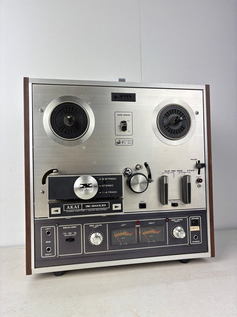 Akai - X-201D - 4 track Reel to reel deck 18 cm - auction online Catawiki