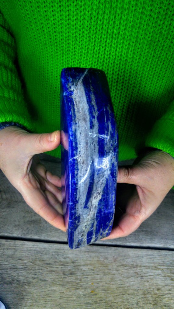 Blue - landscape colours Lapis Lazuli Freeform - Height: 17 cm - Width ...