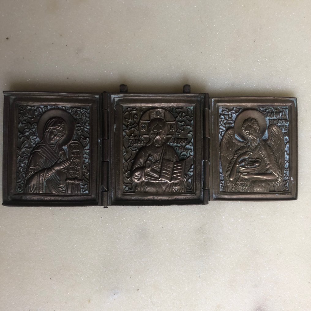 Travel icon - Deesis - Bronze - auction online Catawiki