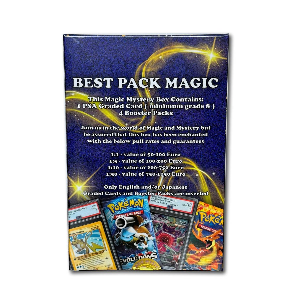 Pokémon Box - Best Pack Magic - Magic Mystery Box - Pokémon - auction ...